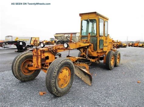 Fiat Allis 65b Grader 10 Blade Scarifier Cab 2063 Hours On Meter