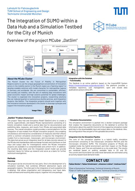 pdf the integration of sumo within a data hub and a simulation