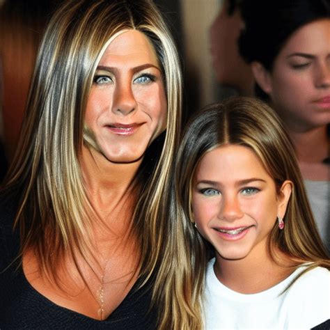 Jennifer Aniston And Sofia Vergaras Daughter · Creative Fabrica