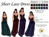 Second Life Marketplace Nixxi Fashions Sheer Lace Dress