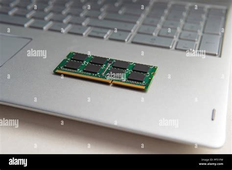 DDR Sodimm RAM Memory Card Module In Black Laptop Closeup Upgrade Ultrabook Stock Photo Alamy