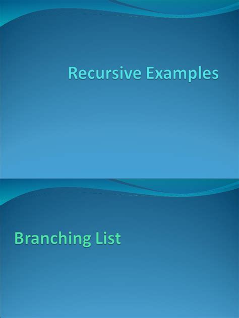 3 Recursion Examples Pdf Mathematical Logic Computer Science