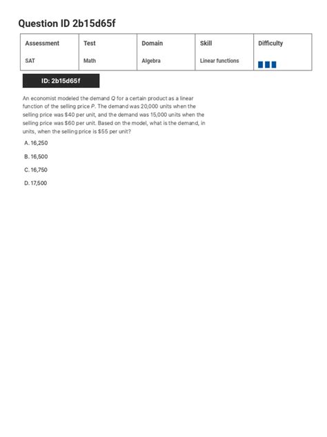 Al 3 Linear Functions Level 3 Pdf Function Mathematics Demand