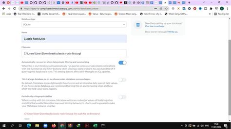 I Cant Add My Sql Data Base To Metabase From My Computer Get Help Metabase Discussion