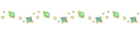 테두리 리본 행성의 테두리 낙서 플랫 스타일의 별 장식 요소 칸막이 우주를 주제로 한 장식 Ufo 환상적인 어린이 디자인 0명에