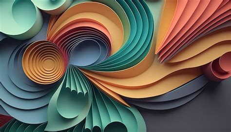 Premium Photo Abstract Paper Background Generative Ai