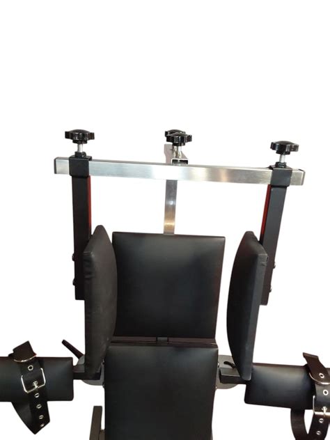 Mature Infernal Punishment Multi Use Bondage Seat With Restraints