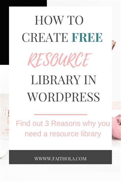 how to create free resource library in wordpress with elementor