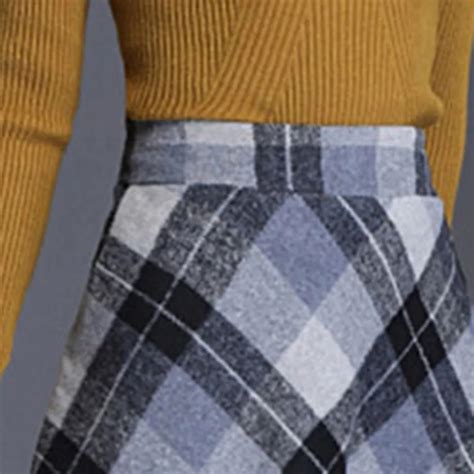 Осенние женские винтажные шерстяные клетчатые юбки женские зимние длинные юбки трапециевидной