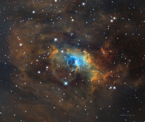 Bubble Nebula Ngc7635 Nb In Sho Palette Astrophotography By Carballada