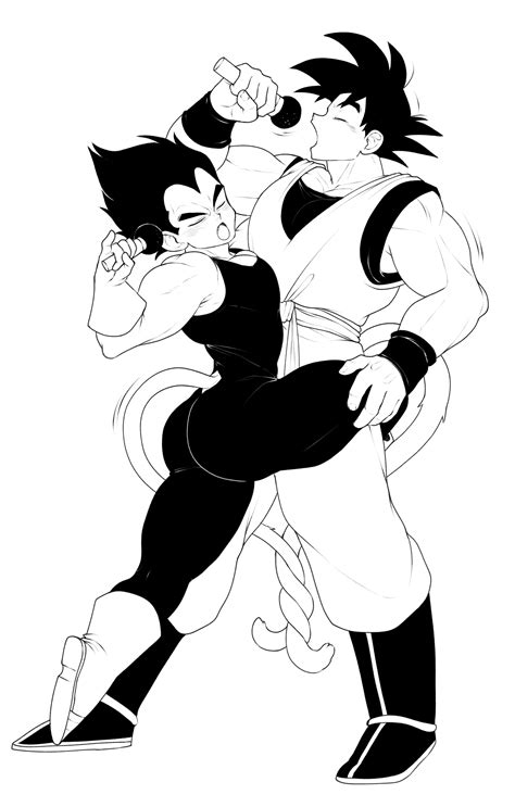 Niusesabe Son Goku Vegeta Dragon Ball Dragonball Z Babes Ass Boots Closed Eyes Full