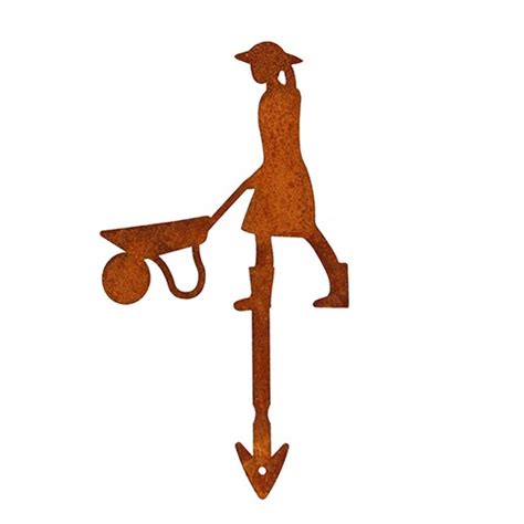 화분데코 손수레여자 화분픽