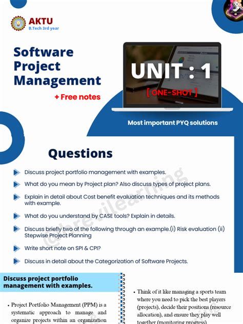 Spm Unit 1 For One Shot Video By Brevilearning Yt 1 Pdf Net Present