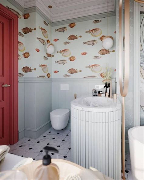 Детская ванная комната Детская ванная комната Дизайн ванной комнаты Интерьер