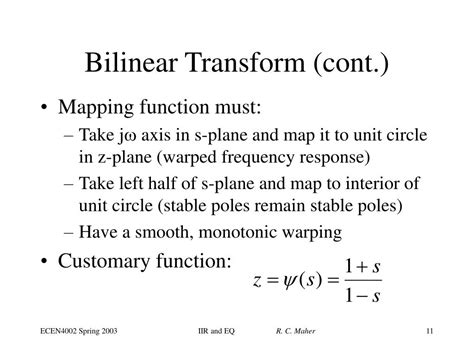 PPT IIR Filters And Equalizers PowerPoint Presentation Free Download ID 307103