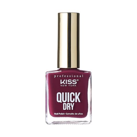 Kiss Quick Dry Nail Polish Wrathberry” Qp26 Nahdi