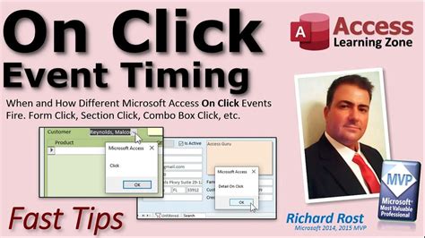 Microsoft Access Vba On Click Event Timing When On Click Events Fire Form Section Control