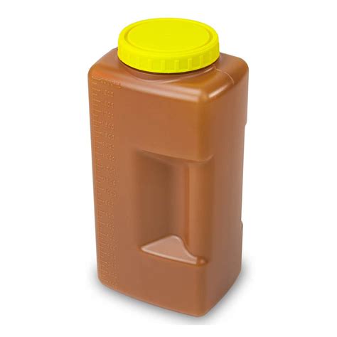 Globe Scientific 24 Hour Urine Collection Container Amber