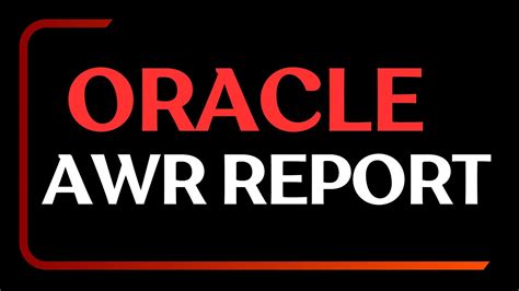Awr Report Oracle