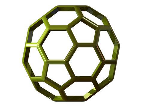 3d Printed Wireframe Shape Truncated Icosahedron By Mr Anycad Pinshape
