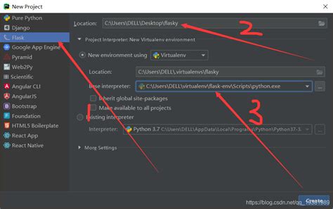 Windows如何安装flask虚拟环境以及配置pycharm Csdn博客