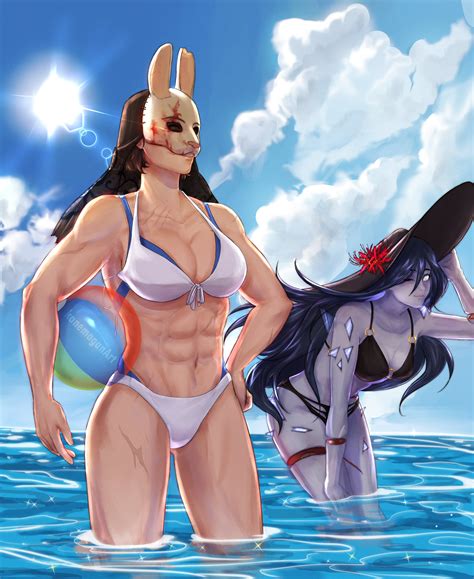 Rule 34 Abs Beach Bikini Dbd Dead By Daylight Hooked On You J2girls