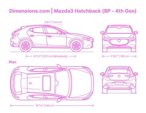 Honda Civic Type R Fl5 6th Gen Dimensions And Drawings