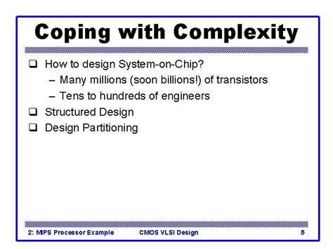 Introduction To Cmos Vlsi Design Lecture 2 Mips