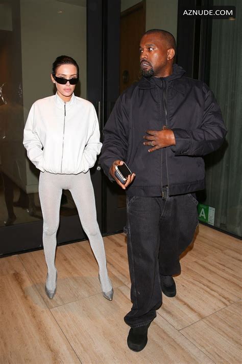 Kanye West And Bianca Censori Cause Commotion At Stella In West Hollywood Aznude
