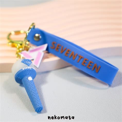 3d Seventeen Lightstick Keyring Nekomata