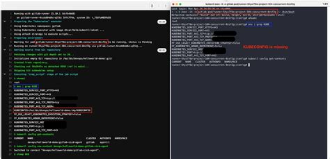 [k8s] runner s pod env contents is different between webui and pod shows gitlab ci cd