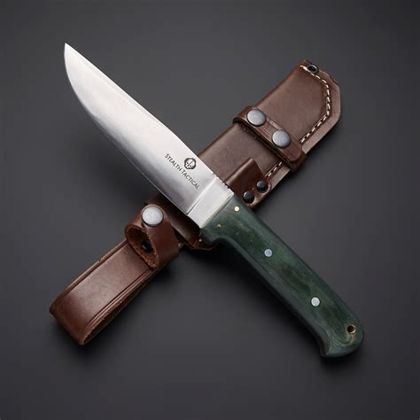 D2 Convex Grind Bushcraft Camping Knife Stealth Tactical Blades