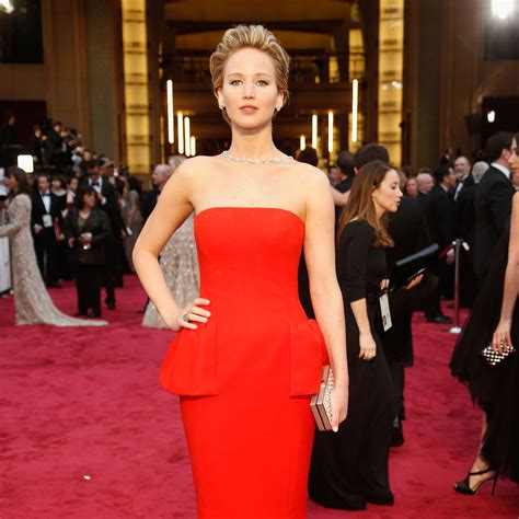 Jennifer Lawrence Oscars Fall