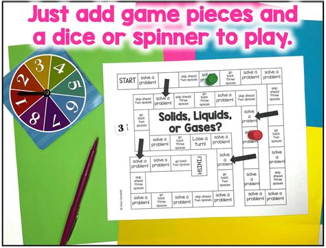 Solids Liquids Gases States Of Matter Science Game 5th Grade