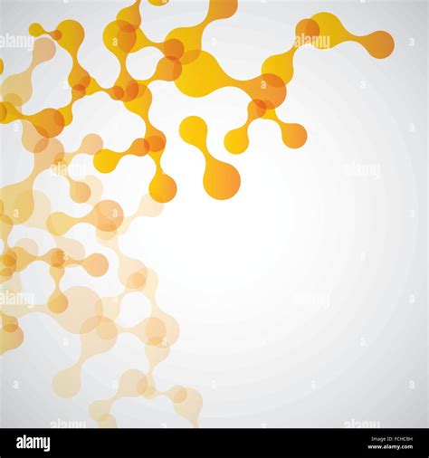 Abstract Molecular Structure Stock Vector Image And Art Alamy