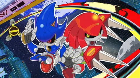 Artstation Metal Sonic And Metal Knuckles
