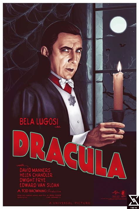 Universal Monsters Dracula Movie Poster By Sara Deck Horroruniversal