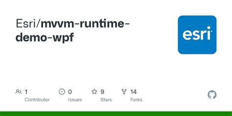 Github Esrimvvm Runtime Demo Wpf