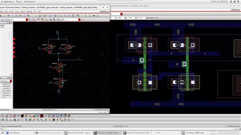 Nand Gate Layout Design Using Generate All From Source Method Cadence Tool Youtube