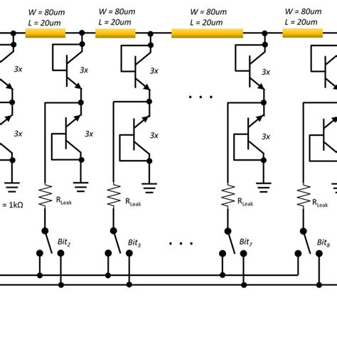 Schematic Diagram Of A Phase Shifting Trimmer In Inp Utilizing Hbts As