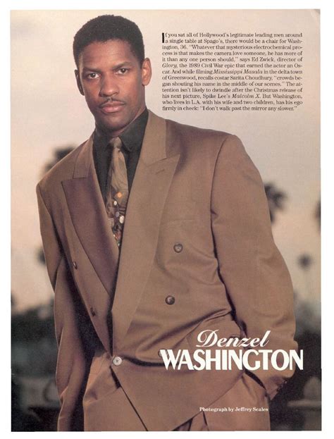 Denzel Washington Denzel 90s Fashion