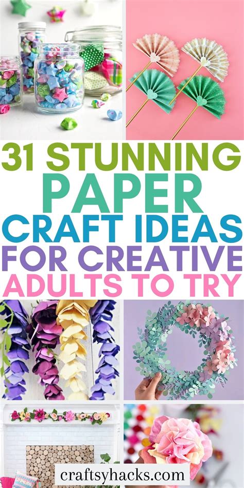 31 Paper Crafts For Adults Youre Going To Adore Craftsy Hacks