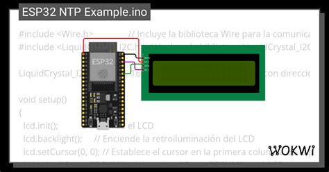 I2C Ejemplo Wokwi ESP32 STM32 Arduino Simulator