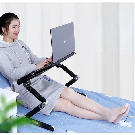 게으른 책상 컴퓨터 책상 침대 리프팅 작은 테이블 평평한 접이식 테이블 노트북 스탠드노트북 책상 Aliexpress