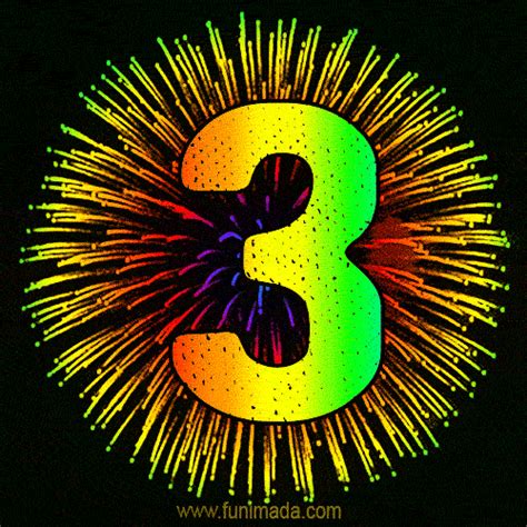 Creative Animated Number 3 S Good For Birthdays Countdowns And Trios