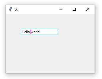 Textbox Entry In Tk Tkinter Python Assets