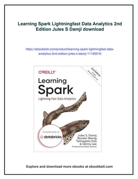 Learning Spark Lightningfast Data Analytics 2nd Edition Jules S Damji Pdf