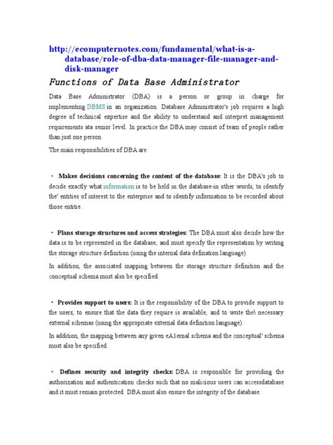 role of dba pdf conceptual model databases