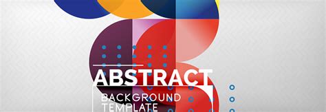 추상적인 배경 기하학적 컴포지션 동적 원과 라운드 모양 디자인 서식 파일 0명에 대한 스톡 벡터 아트 및 기타 이미지 0명 공란 구도 Istock