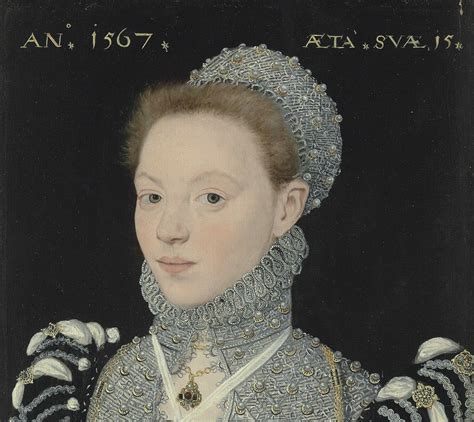 Investigate The Portrait Of Susan Bertie Later Countess Of Kent